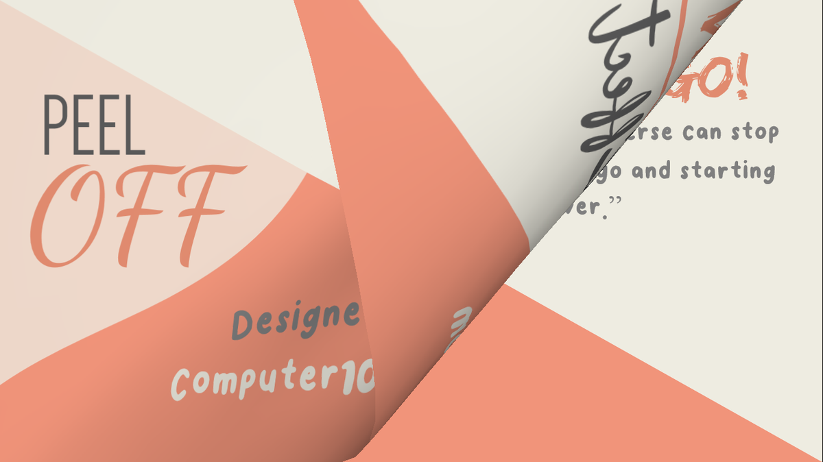 Peel Off Slide Transition PowerPoint Tutorial