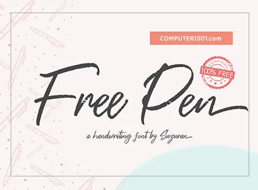 70 Font Tulisan Tangan Gratis