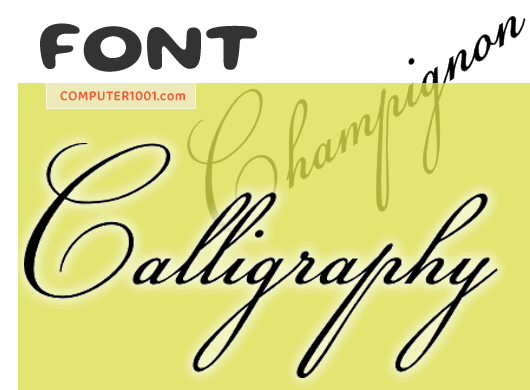 10 Font Kaligrafi yang Menawan