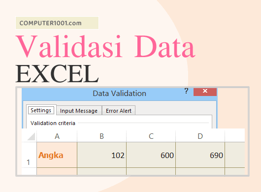 Cara Validasi Data di Excel