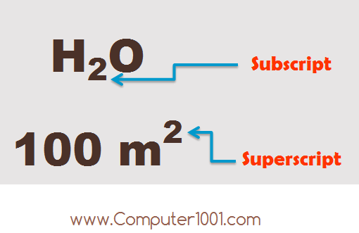 Cara Memberi Format Superscript dan Subscript di Excel