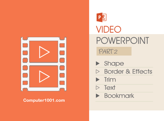 Cara Memotong, Merubah Bentuk & Membuat Bookmark Video PowerPoint