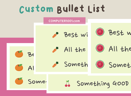 2 Cara Membuat Bentuk Bullet Baru di Word