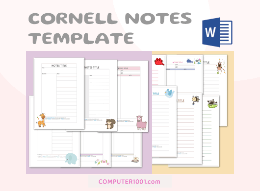 30 Cornell Notes Template Word Gratis
