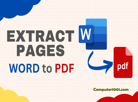 Cara Menyimpan Halaman Tertentu Word ke PDF