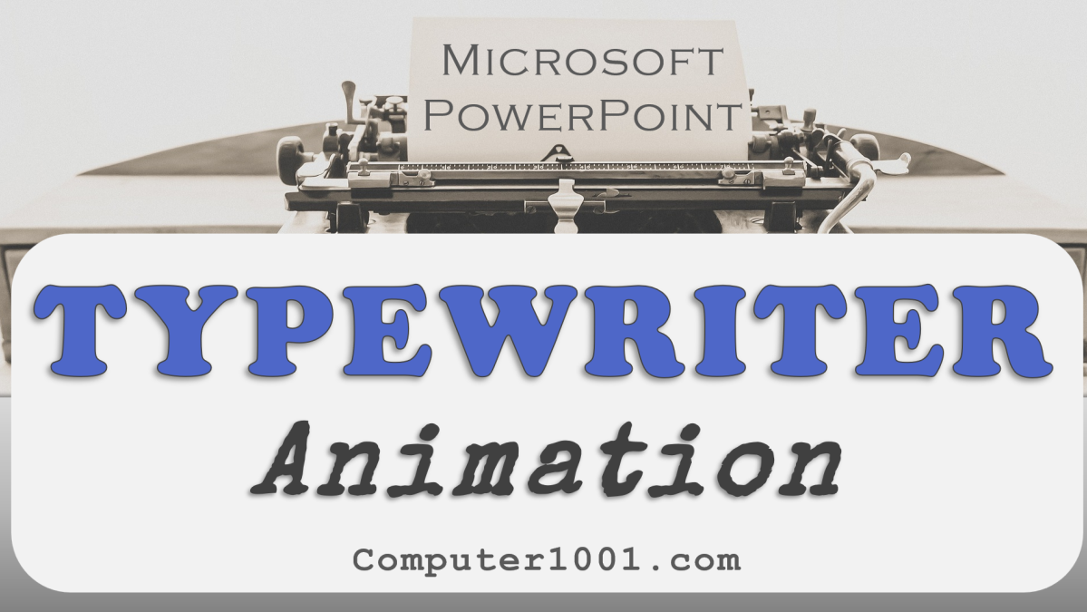 Cara Membuat Animasi Mesin Ketik di PowerPoint dengan Efek Suara