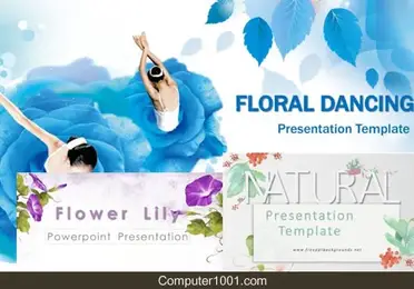 Background Powerpoint Bunga